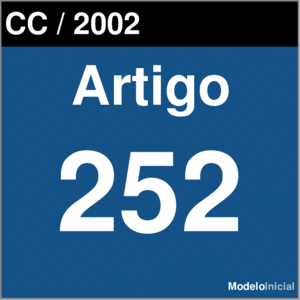 Artigo 252 - Código Civil / 2002