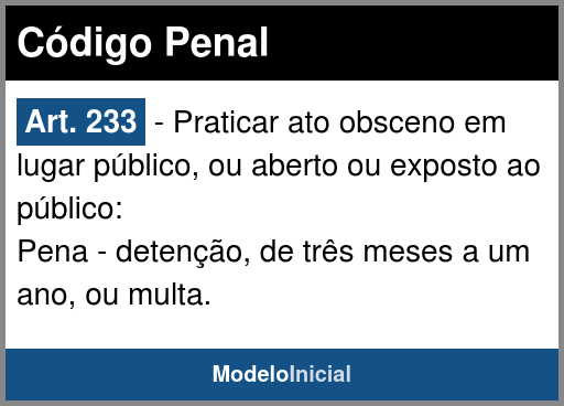 Artigo 233 - Código Penal / 1940