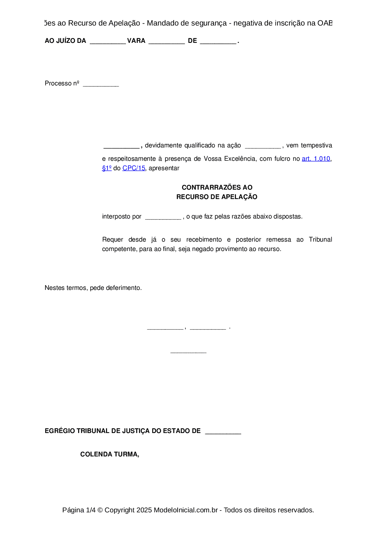 Modelo De Recurso Oab Inscricao Modelo De Recurso Oab Inscricao